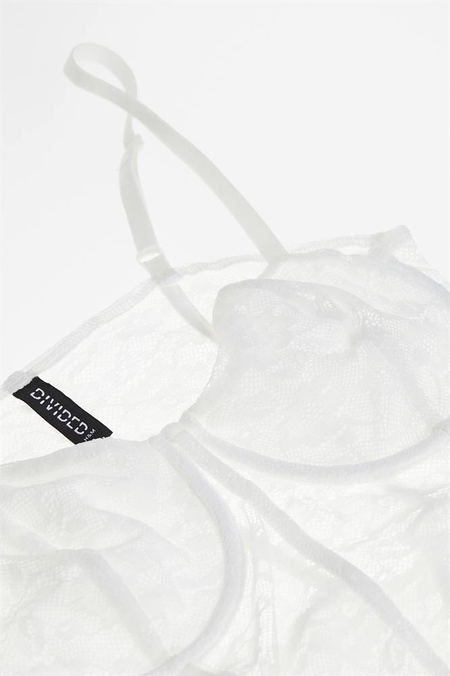 Платье кружевное корсетное H&M