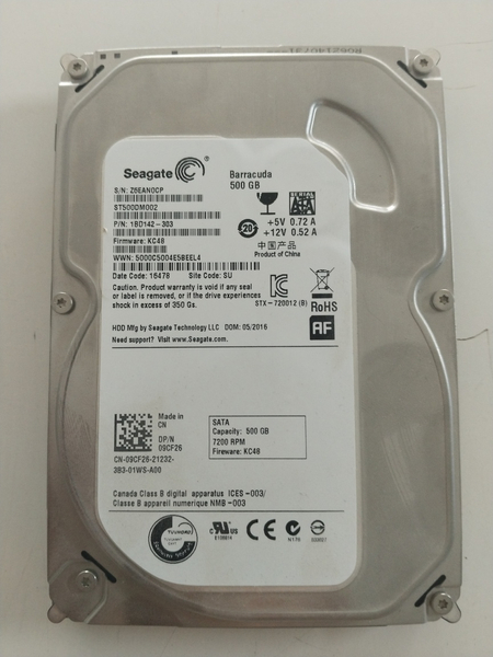 Жесткий диск HDD Seagate 500GB