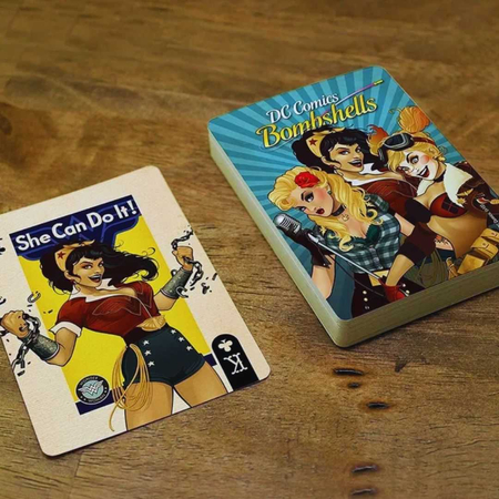Шикарные игральные карты DC Bombshells!!