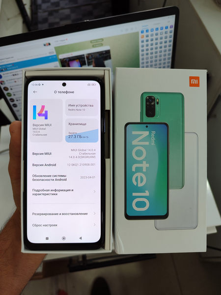 Redmi note 10 4/64 GB karobkali.