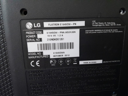 Monitor satiladi LG