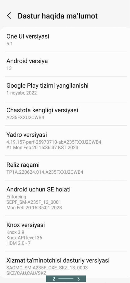 Samsung galaxy A23