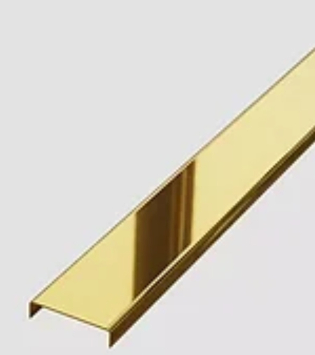 Profil tilla nerjaveika П,Т,Г-shakli nikel, Akpri listl gold, neoklasi