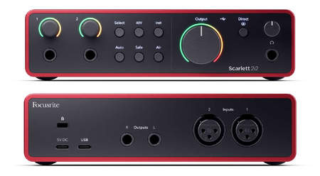 Focusrite Scarlett 2i2, Focusrite Scarlett 2i2 4th Generation