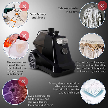 Мощный Отпариватель SX3 Garment Steamer 2200W 1 Год Гарантия