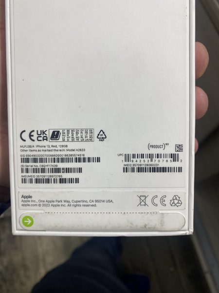 Iphone 13 Red New