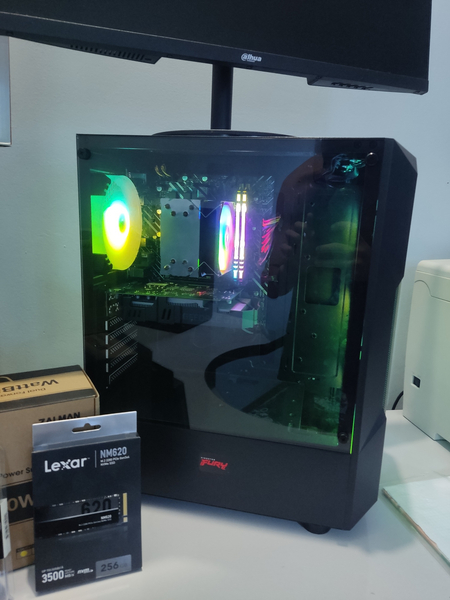 Игровой компьютер i3 12100f/GTX 1650 + монитор