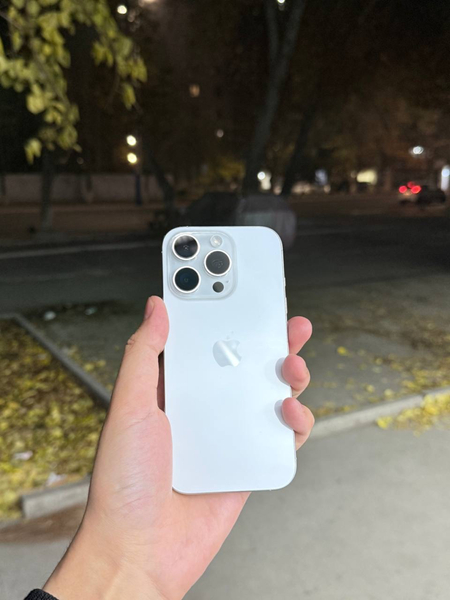 Iphone 16 pro white 256GB 100% batarey