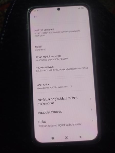 Poco 6  f pro 12/1 tera