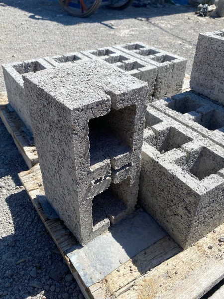 Фасадный шлакаблок
