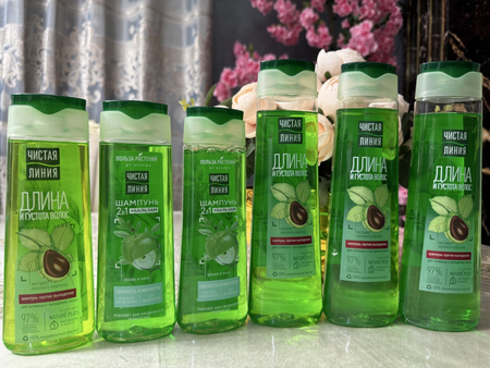 Shampun Clear Elseve Fructs Pantene head&Sholders Chistoe linya
