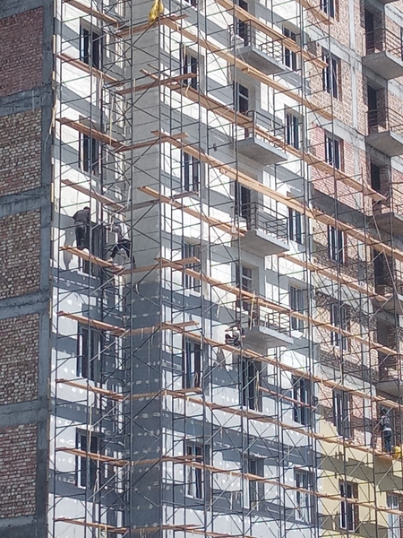 Bazalit, travertin, fasad, ishlari