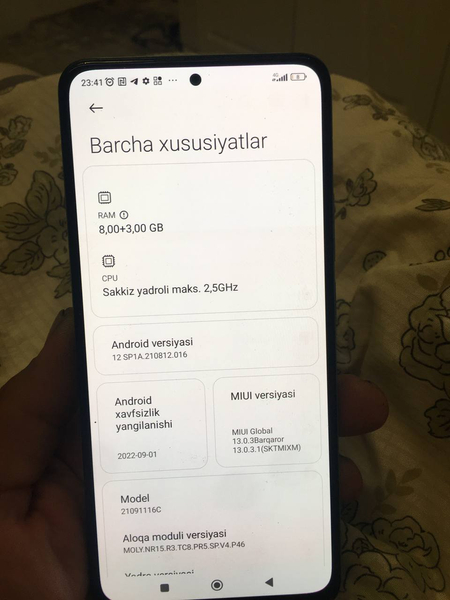 Redmi note 11pro 5g