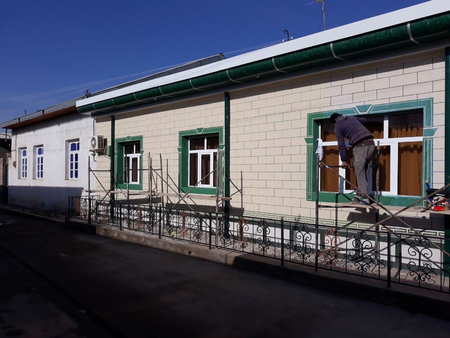 Fasad ishlarni qilamiz travertin dojdik