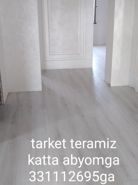 Tarket teramiz Relin yopishtiramiz Nalivnoy pol quyamiz mdf puluntuz