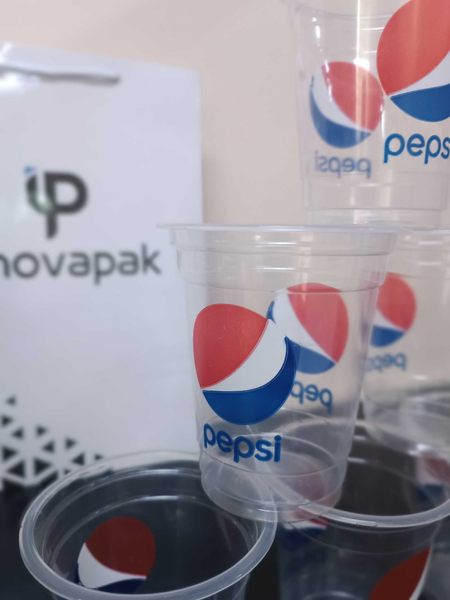 Стакан Пластиковый с печатью 350гр