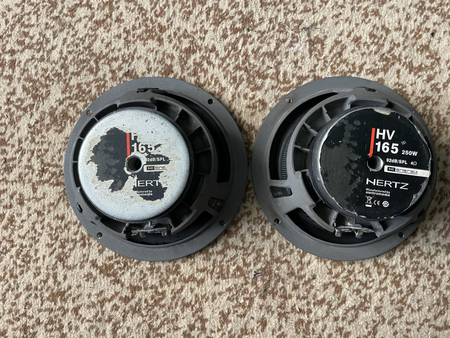 Динамики 16,5cm  для компонентки hertz hv165 в отличном состоянии