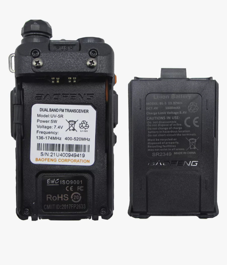 Рация UV 5r перечисление есть
