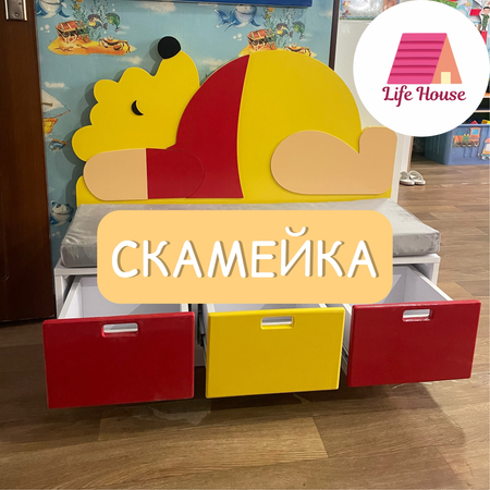 Детская мебель в сад mebel bogcha бохча частный сад скамейка пуфик