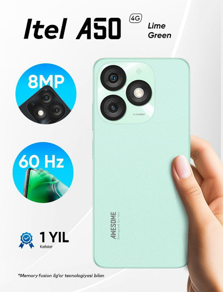 Смартфон Itel A50 3/64