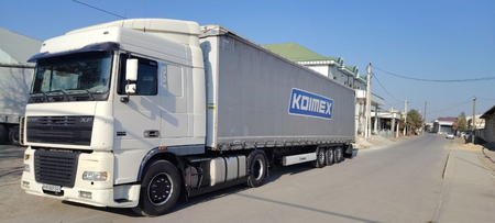 DAF XF EURO 3 + KRONE прицеп cотилади
