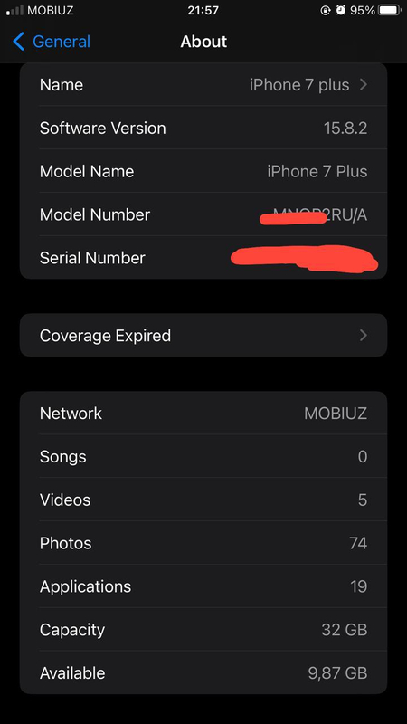 Iphone 7 plus kafolati bilan