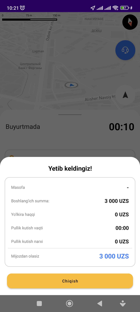 Yandexga o'xshab ishledigan Taxi Programma, Taxi dastur sotiladi