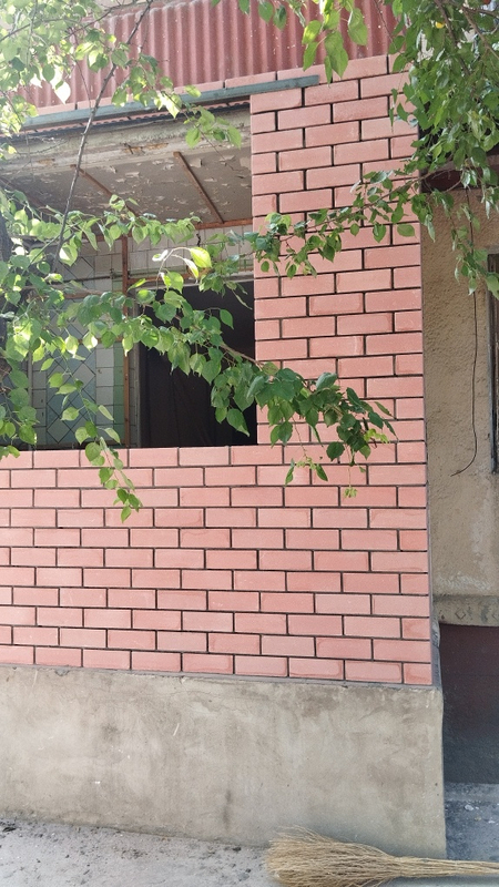 Кладка балкона и Решётка на Окно // Балконов гишт терамиз решотки