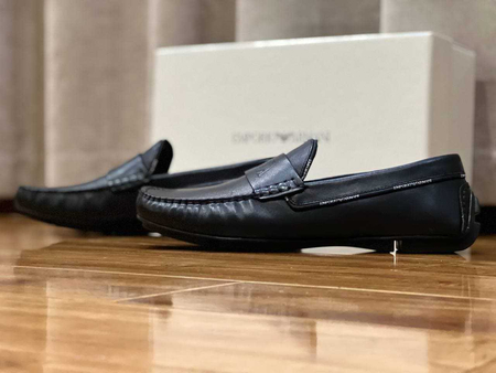 Emporio Armani кожаные мокасины