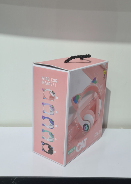 Симсиз Bluetooth наушник Cat Ear STN 28 Мушук кулокчалик ва чирокчалик
