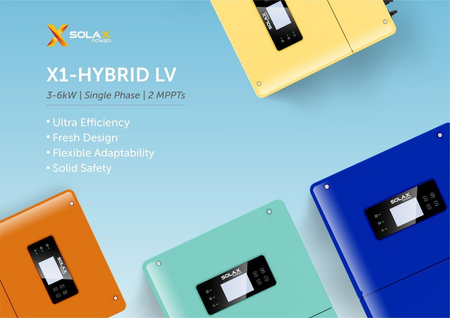 Инвертор 5 kvt gibrid quyosh panelari uchun 48 volt akkumulyator uchun