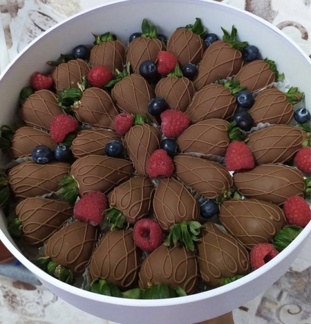 Клубника шоколада