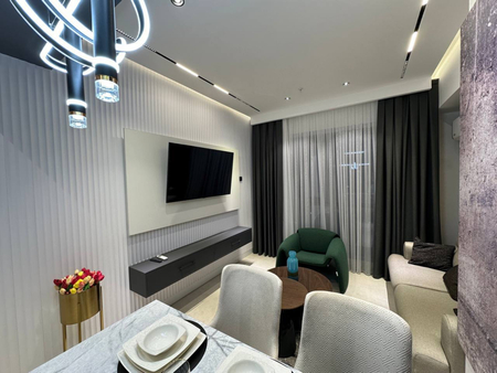 Новостройка ЖК Akay City 2 комнатная 23 этаж, 50м2.Монолит.Вид на Горы