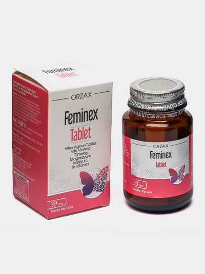 Препарат Orzax Feminex, регулирует менструальный цикл, снимает боли