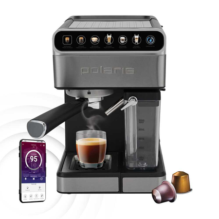 Кофеварка Кофемашина Polaris PCM 1540 WI-FI  Dolce gusto nespresso