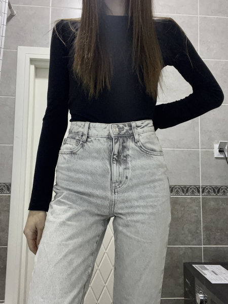 Джинсы ZARA серые