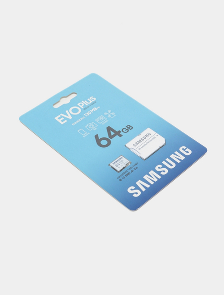 MicroSD: SAMSUNG EVO Plus - 64GB - 130MB/s