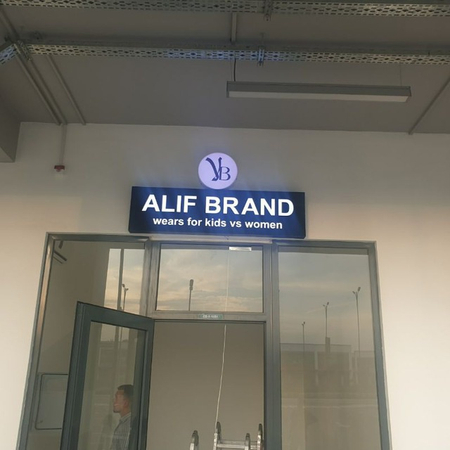 Baner afisha reklama harf
