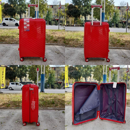 Чемоданы Poliyproplen oq white color  No:1226