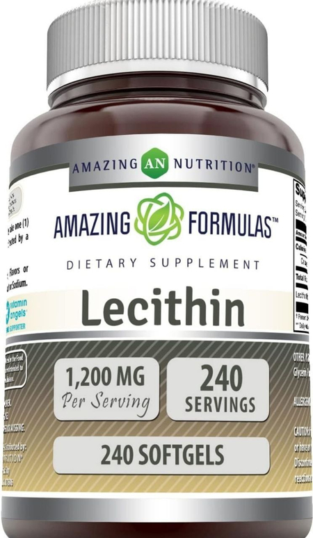 Лецитин Lecithin 1200 mg 240 кап из Америки.