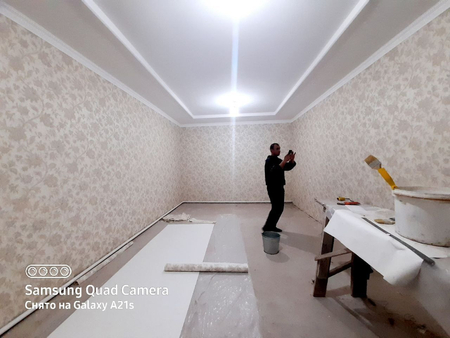 Malyar ustalar bor gipsokarton rang atkos laminat qilamiz