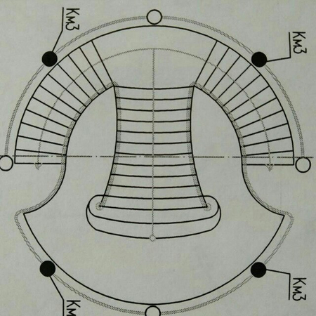 Бетон лесница (зина)