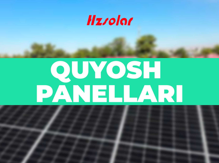 Солнечные панели | Quyosh panellari | 540W 0,20