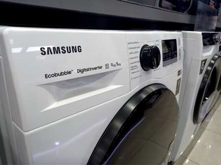 Стиральная машина Samsung 9/5 кг сушкой WD90AAS42BE/LD