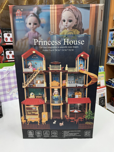 Домик для кукол 461 шт  Размер>70*51*91см Castrum Toys М Разные есть