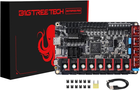 Плата управления Octopus pro-H723с двумя драйверами tmc 5160t Pro