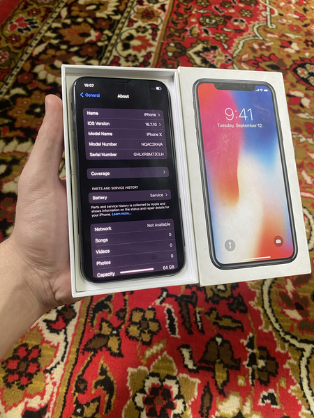 Iphone X 64gb karopka dakument