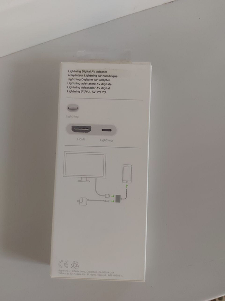 Apple Lightning to Digital AV Adapter. HDMI. Оригинал из США.