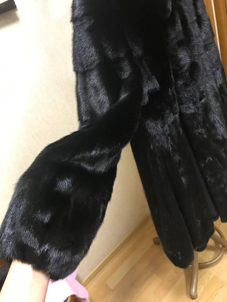 Норковая выставочная Шуба  (Цельная)