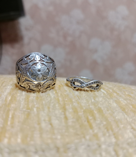 Серебро кольца кулон